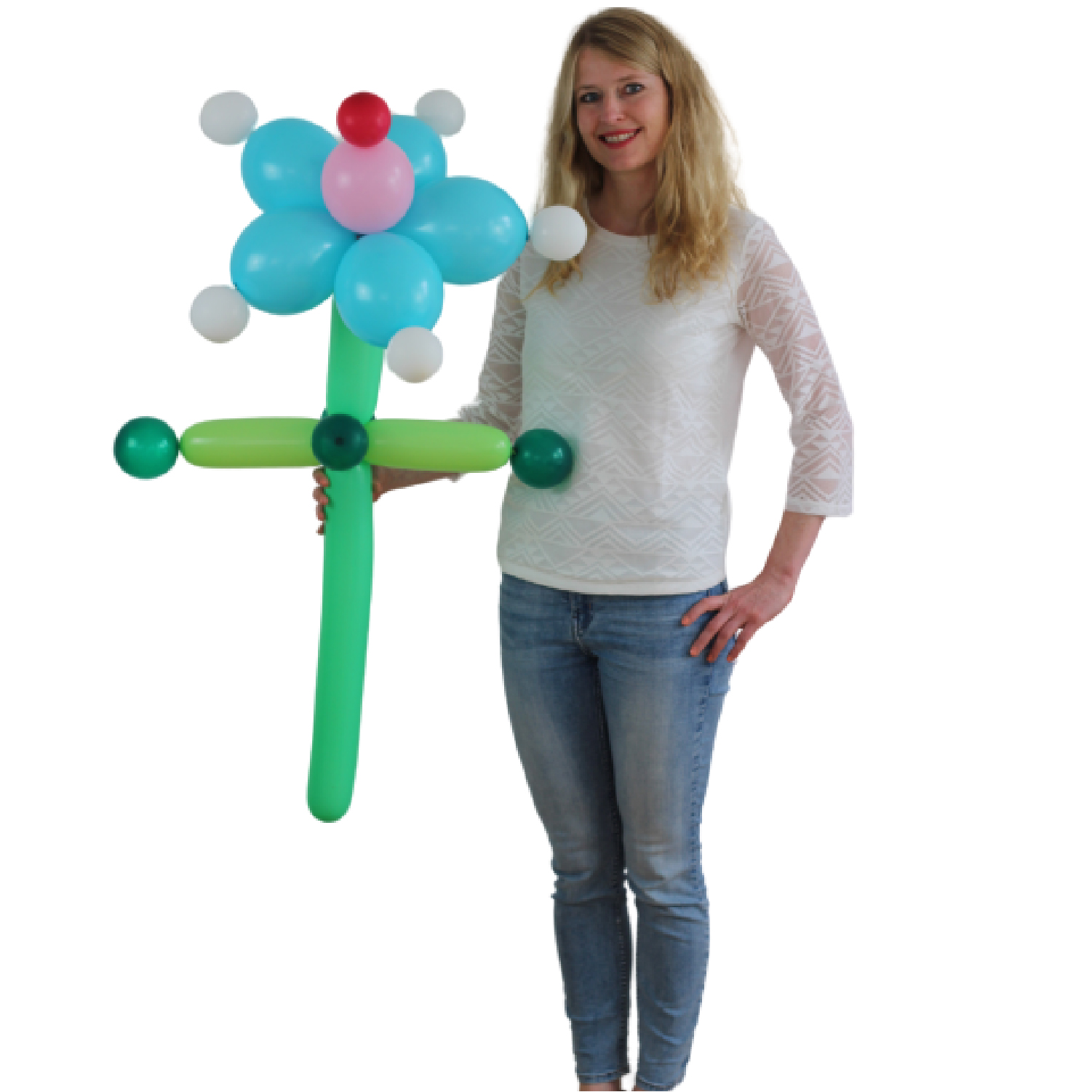 Ballonblume CARLA - Hand im Glück DIY Box | Ballonetti